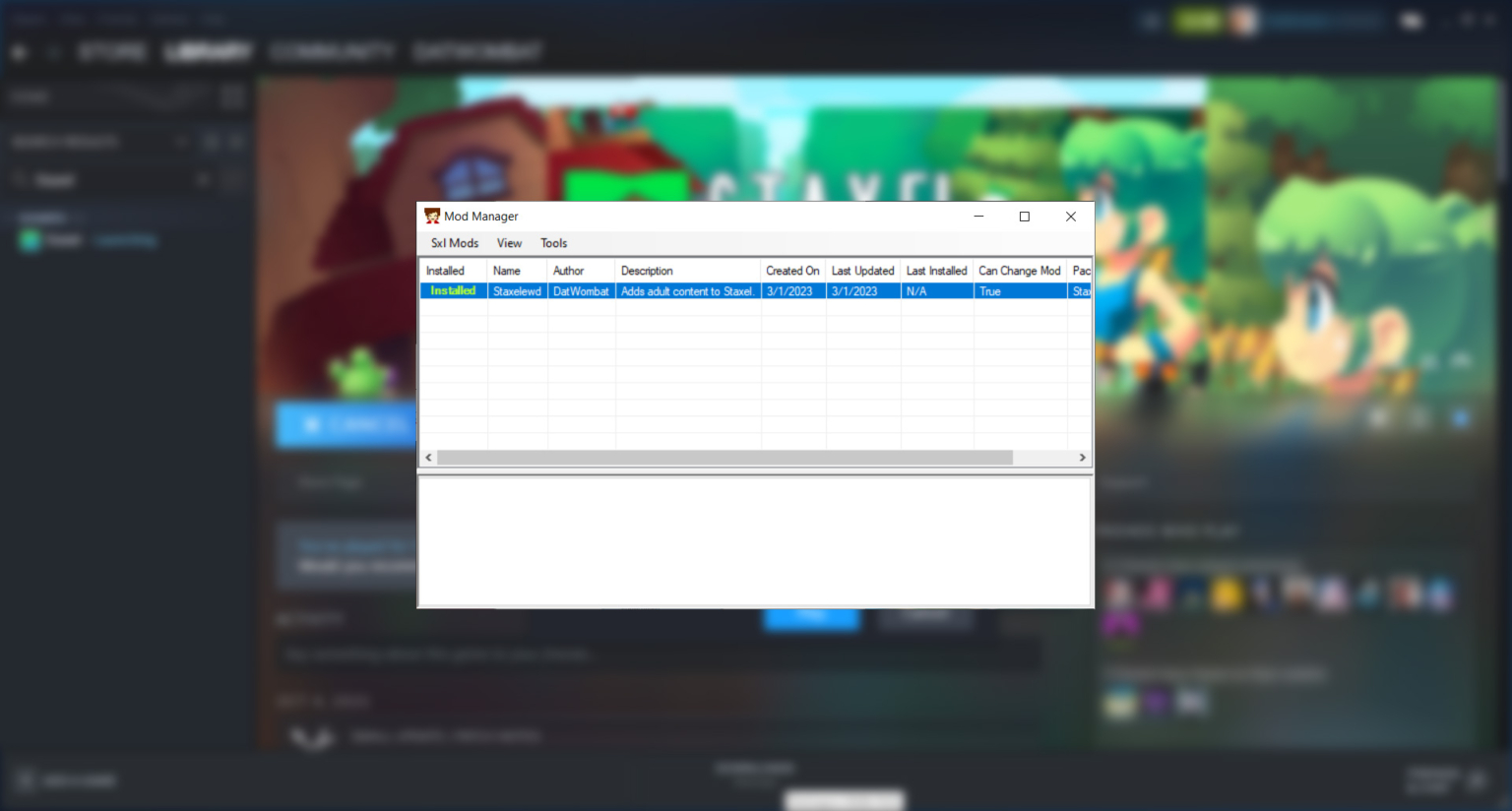 Staxelewd: an adult mod for Staxel - WombatTrap.com